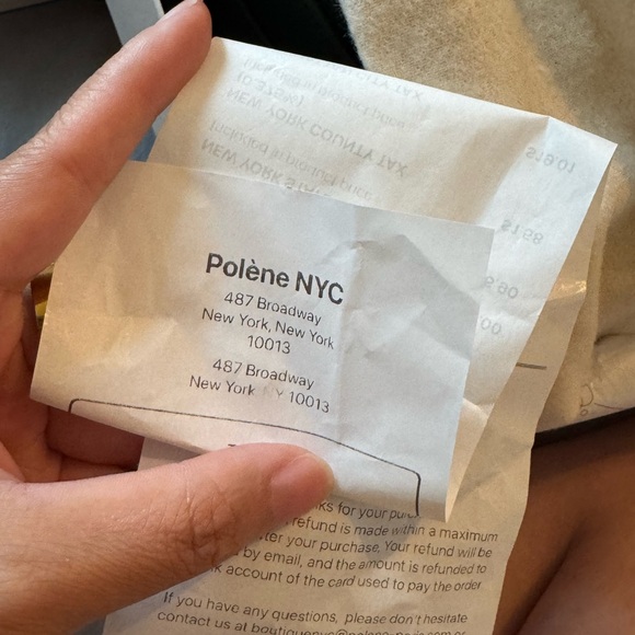 Polene | Bags | Polene Green Leather Shoulder Bag With Crescent Design ...